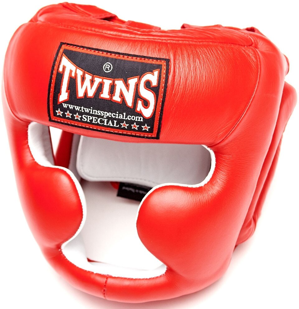 Боксерский шлем Twins Special HGL-3 красный (L)