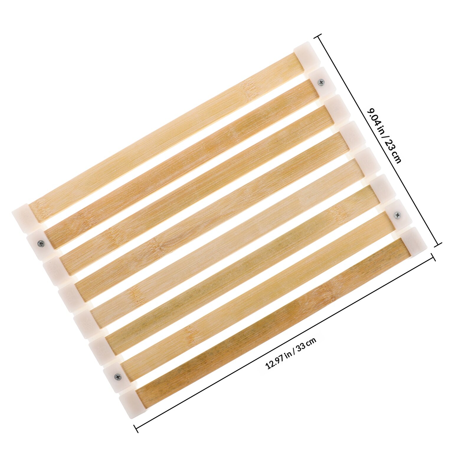 Подушка Для Сауны Из Бамбука С Противоскользящим Дном 33.00X23.00X2.50Cm Beige