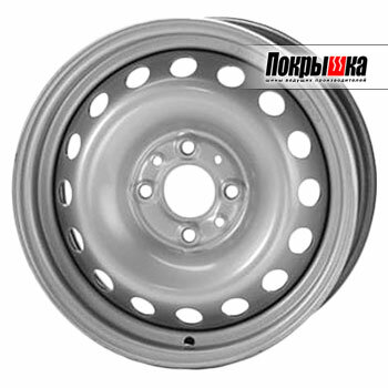 Диски штампованные Magnetto 14013 5.5х14/4х100 D56.6 ET49.0, Silver