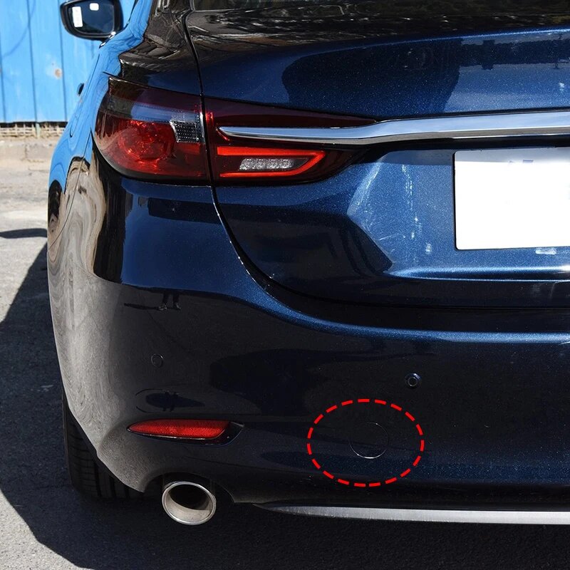 Для Mazda 6 Atenza 2020 2021, передний и задний бампер автомобиля, фаркоп, крышка, крышка с проушиной прицепа