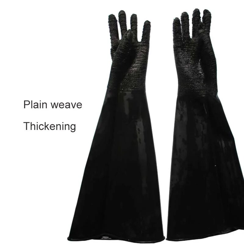 Резиновые пескоструйные перчатки Aolamegs plain weave type