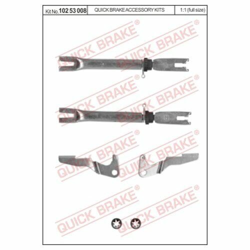 Комплект регулятора, барабанный тормозной механизм Quick Brake 10253008