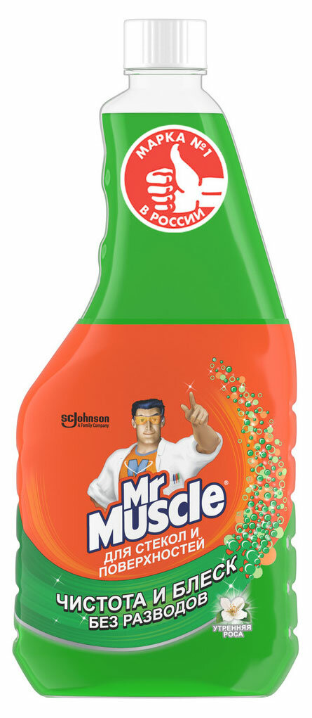 Средство для стекол и поверхностей Mr. Muscle Утренняя роса, 500 мл