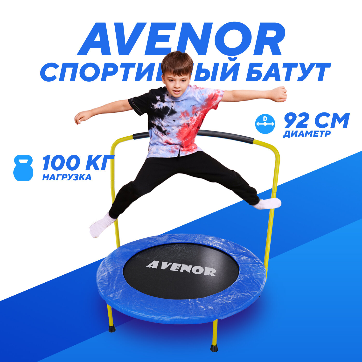 Батут с поручнем DFC AVENOR 36"