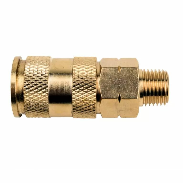 Пневморазъём металлический 1/4" внеш. резьба, латунь GARWIN PRO E20SMOG