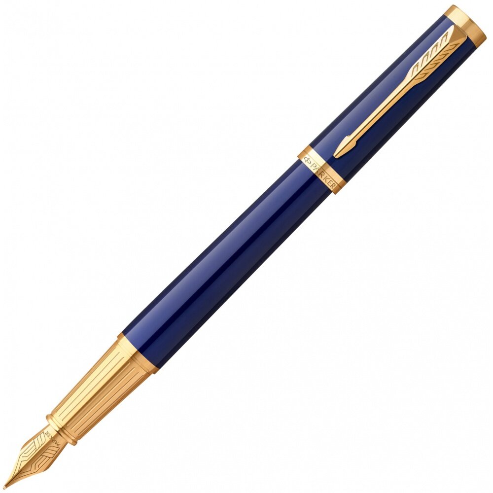 Parker 2182009 Ручка перьевая parker ingenuity core f570, lacquer blue gt (перо f)
