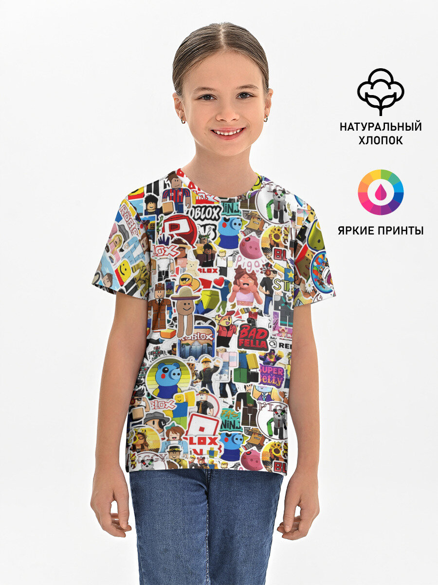 Футболка хлопковая детская Roblox | Роблокс