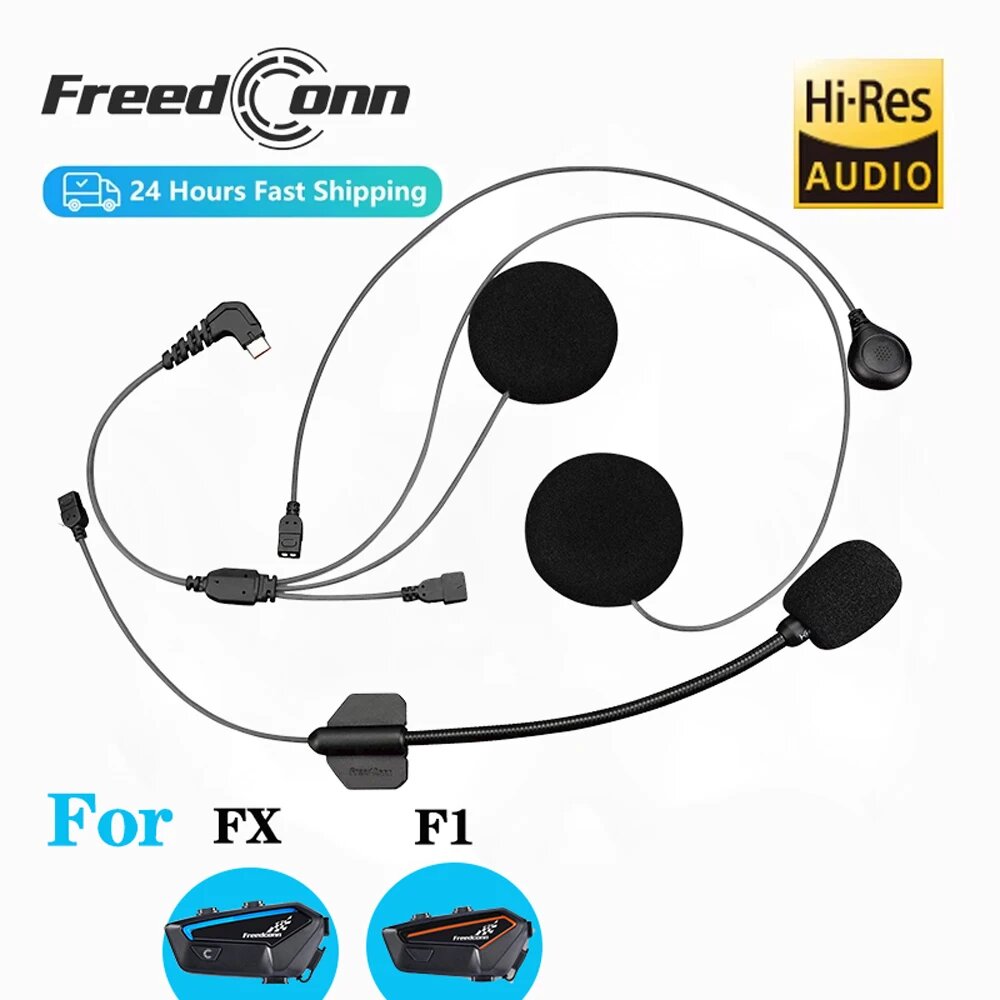 Мотогарнитура Freedconn D6 Hi Rex с микрофоном, аксессуары для Freedconn Intercom FX