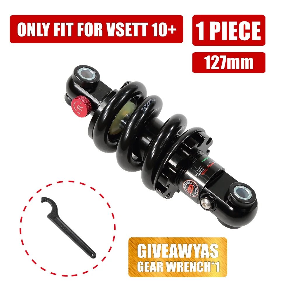 Амортизатор MACURY 127mm для скутера VSETT 10+ IO HAWK Legacy