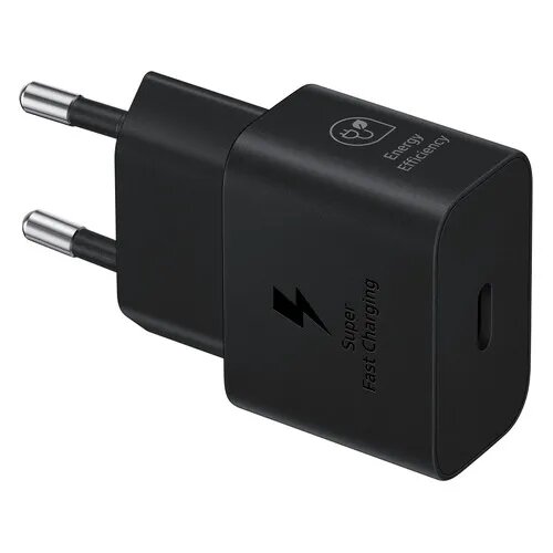 Сетевое зарядное устройство Samsung EP-T2510, USB type-C, USB type-C, 25Вт, 3A, черный [ep-t2510xbegru]