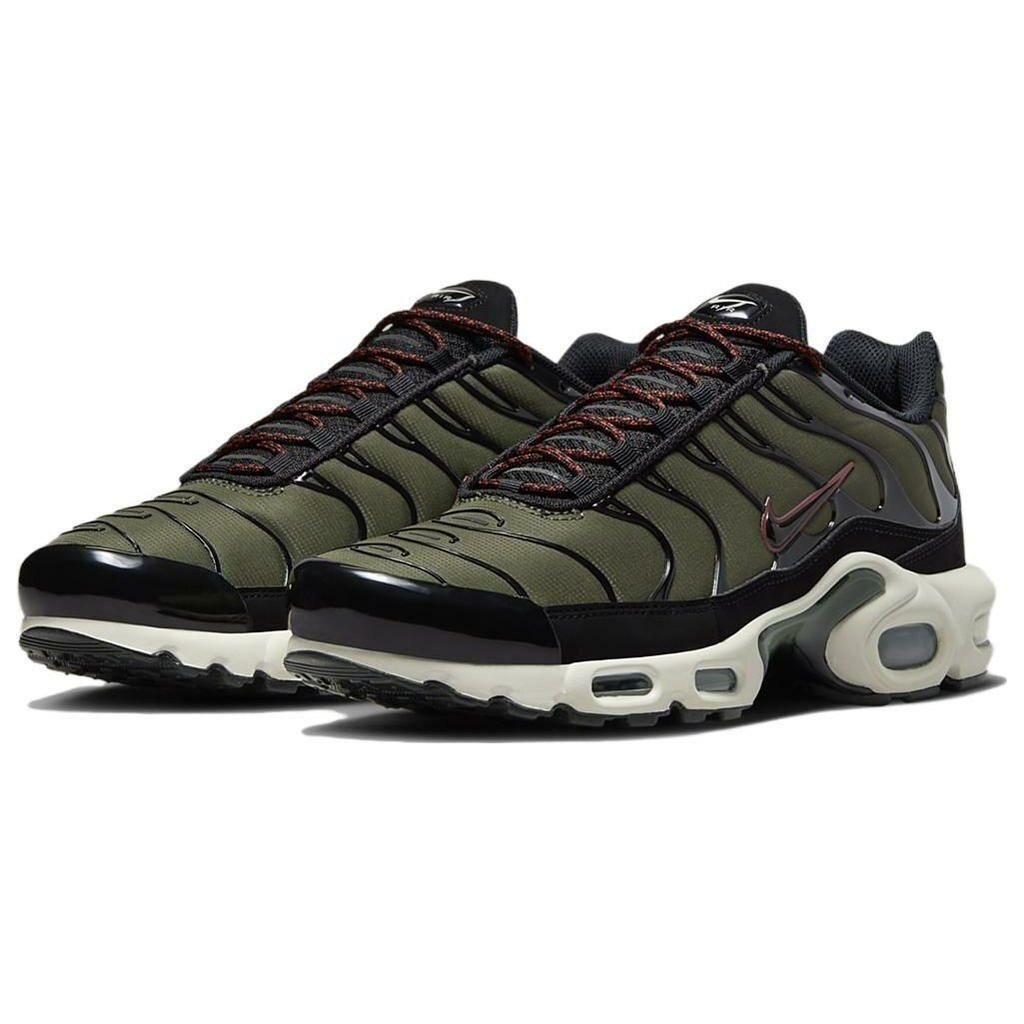 Кроссовки NIKE Air Max Plus, размер 8 US / 7 UK / 41 EUR / 26 CM, хаки — фото 1