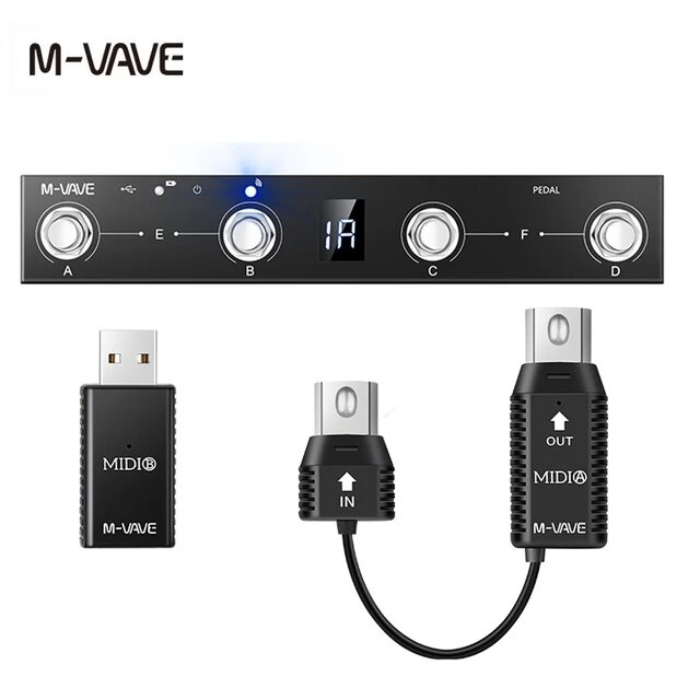 M-VAVE MIDI-контроллер Chocolate BT, черный