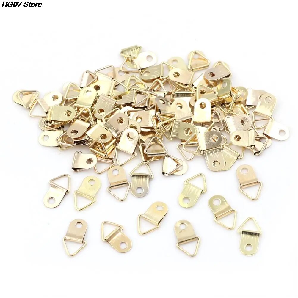 Золотые D-образные крючки для картин