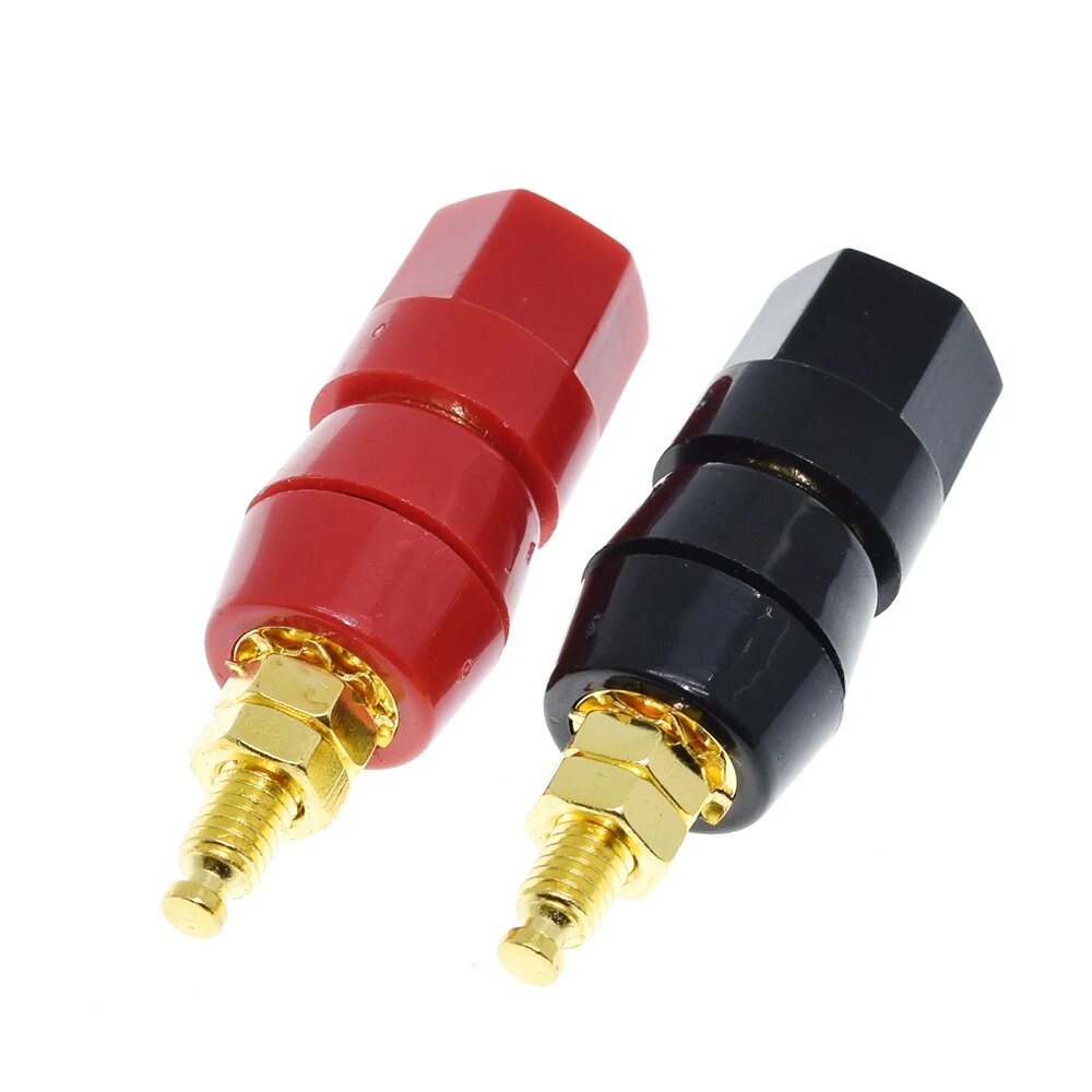 Разъемы для акустики Red And Black, 1 шт