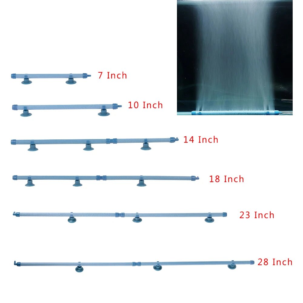 7/10/14/28 дюймов аквариум Воздушный камень пузырчатая стена аэрационная трубка кислородный насос диффузор высокая эффективность и без загрязнения
