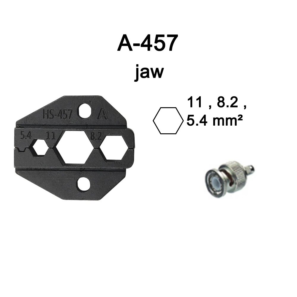 Матрица обжимная LUBAN A-457, 5.4/8.2/11 мм²