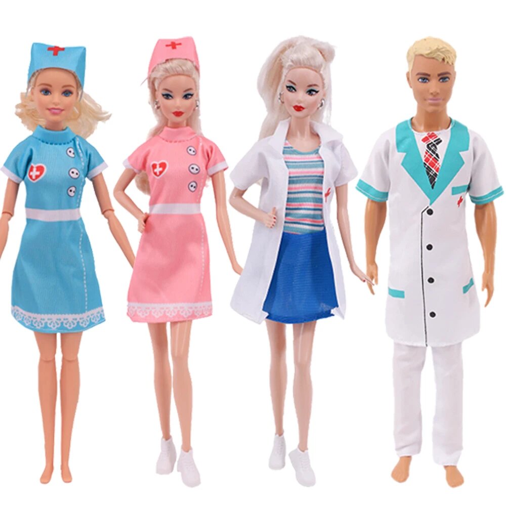 Костюмы врача и медсестры Barbie, K23