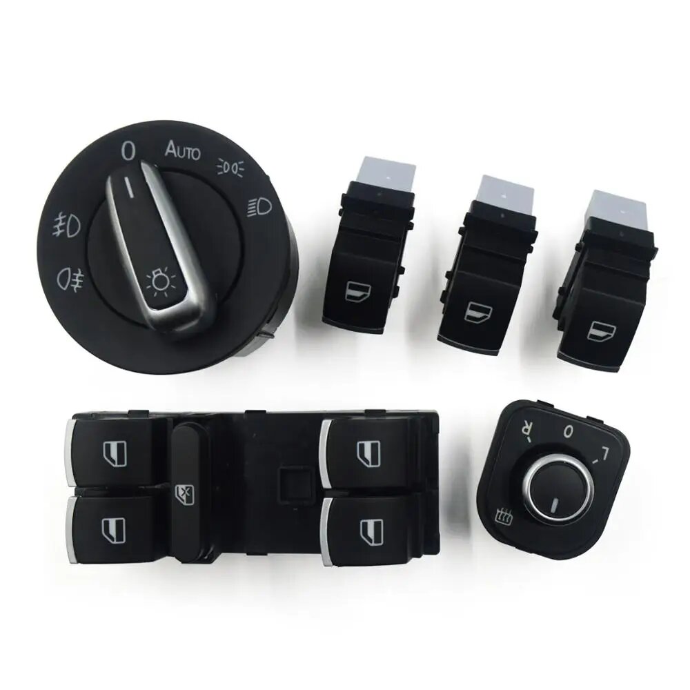 Кнопка переключения стеклоподъемника для Volkswagen VW Jetta mk5, golf 5, 6, tiguan, passat b6, B7, CC, GOLF PLUS, Rabbit Old Style