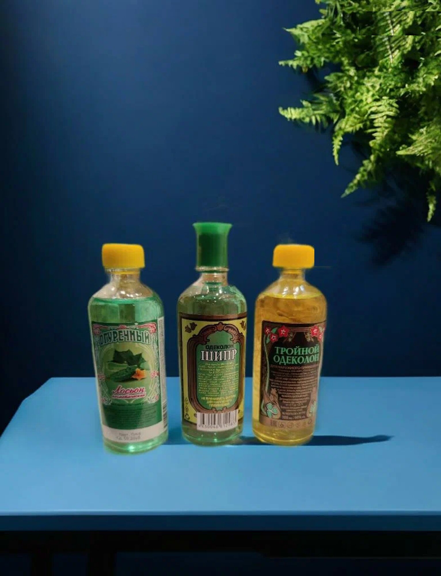 Абар. Одеколон "Тройной"+ лосьон "Огуречный"+ одеколон "Шипр", Комплект 14