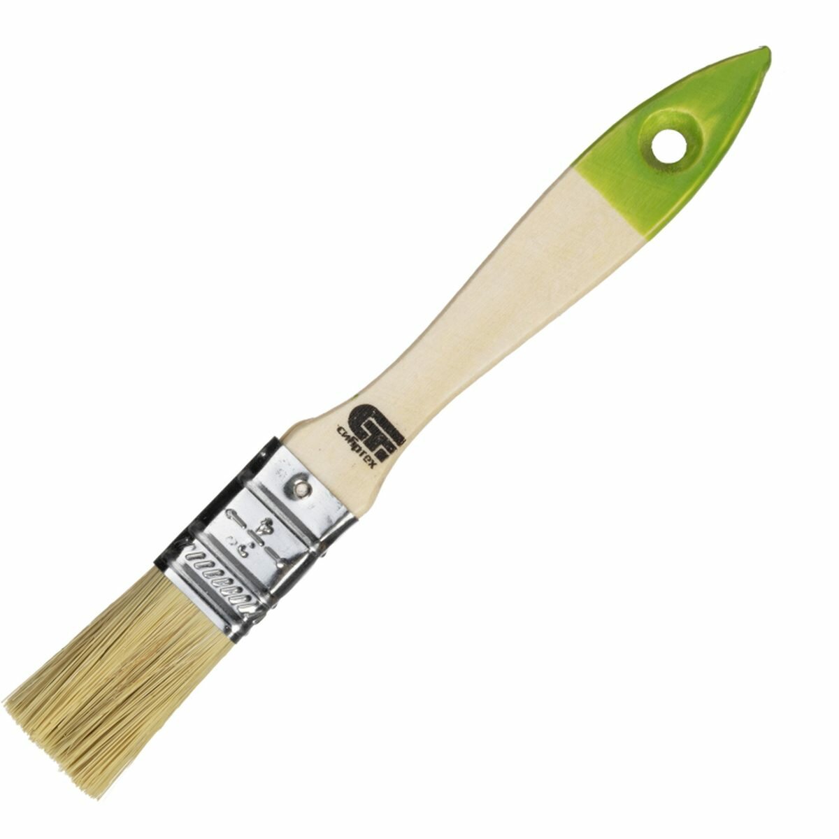 Кисть малярная плоская Сибртех, из натуральной щетины, 20мм, 12шт.