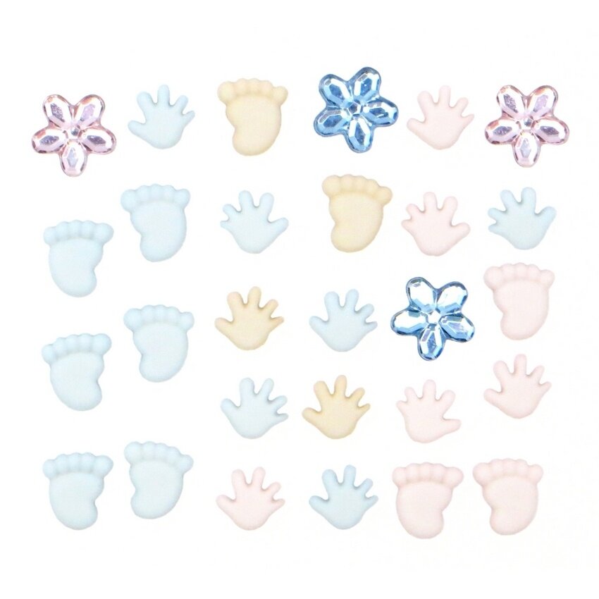 Пуговицы Dress It Up "Ручки-ножки" декоративные, пластик