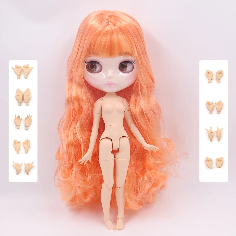 Кукла Blythe 1/6, оранжевый, ABS, 30см, руки AB
