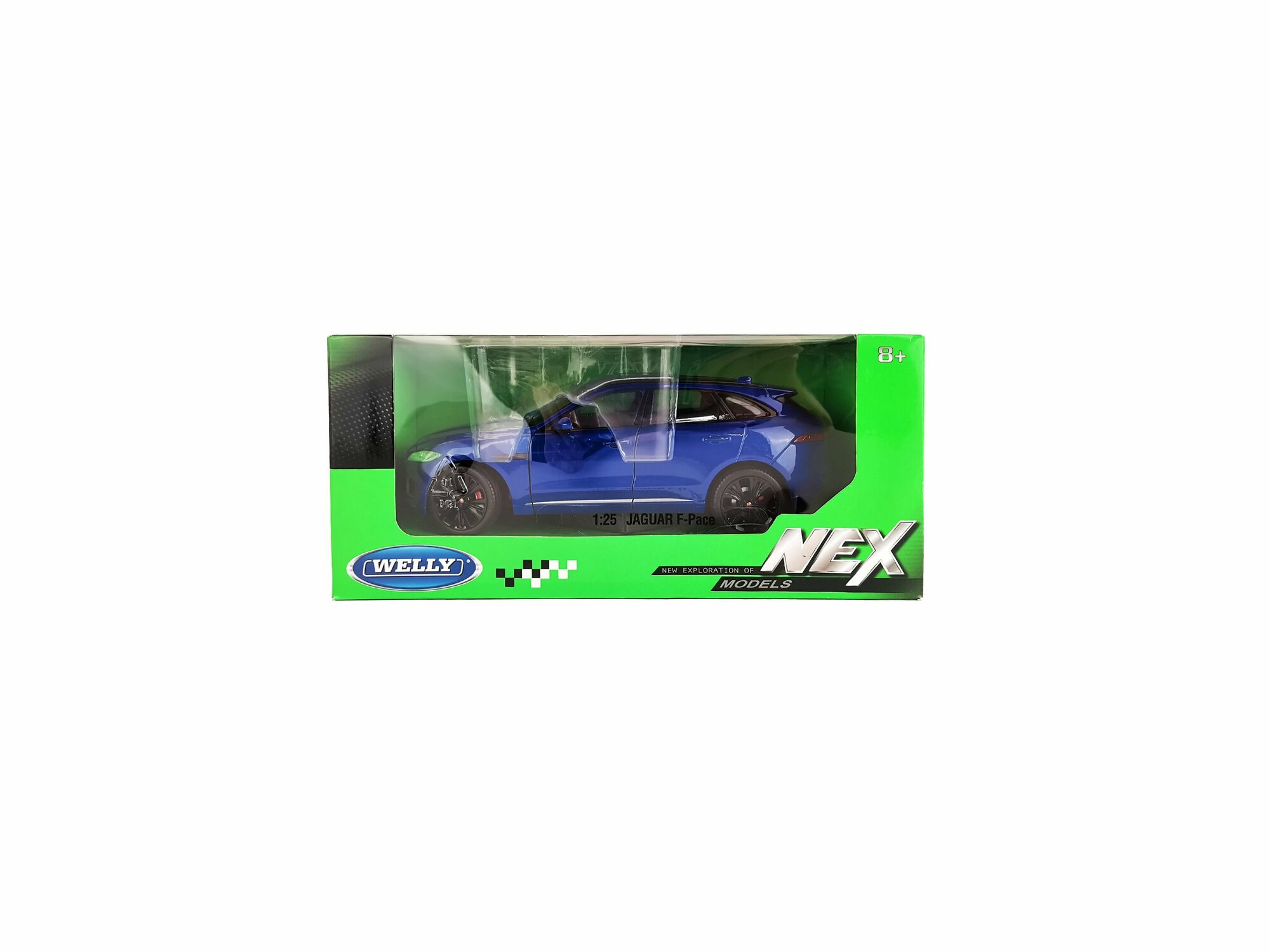 Машинка WELLY 1:24 Jaguar F-Pace, синий, 24070