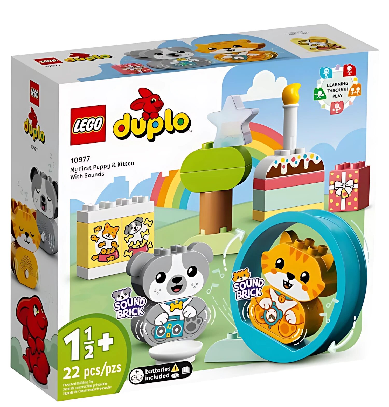 Конструктор LEGO DUPLO Мой первый щенок и котенок 10977