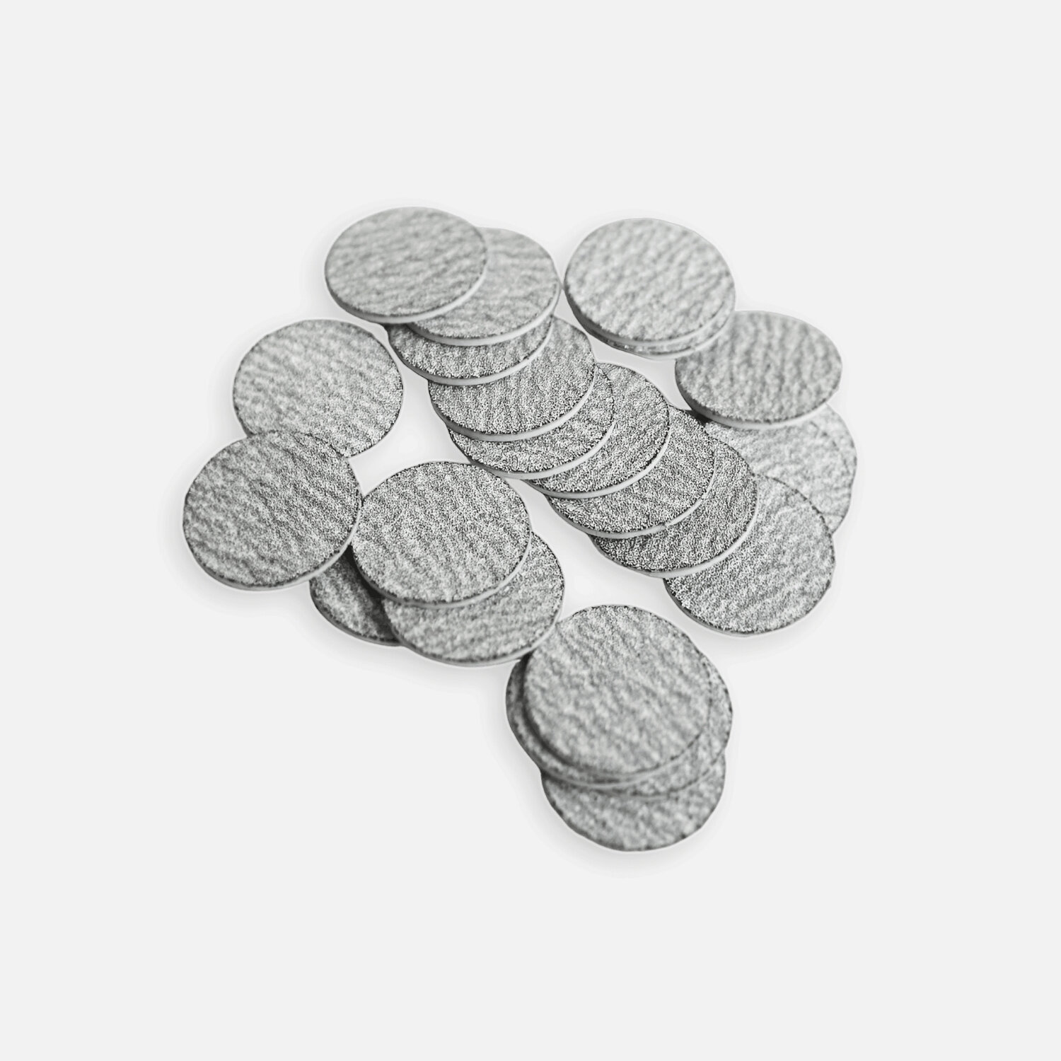 Файлы для подо диска 320 Kaizer Pro серые диам. 20 мм 24 шт PD-P320G20.24