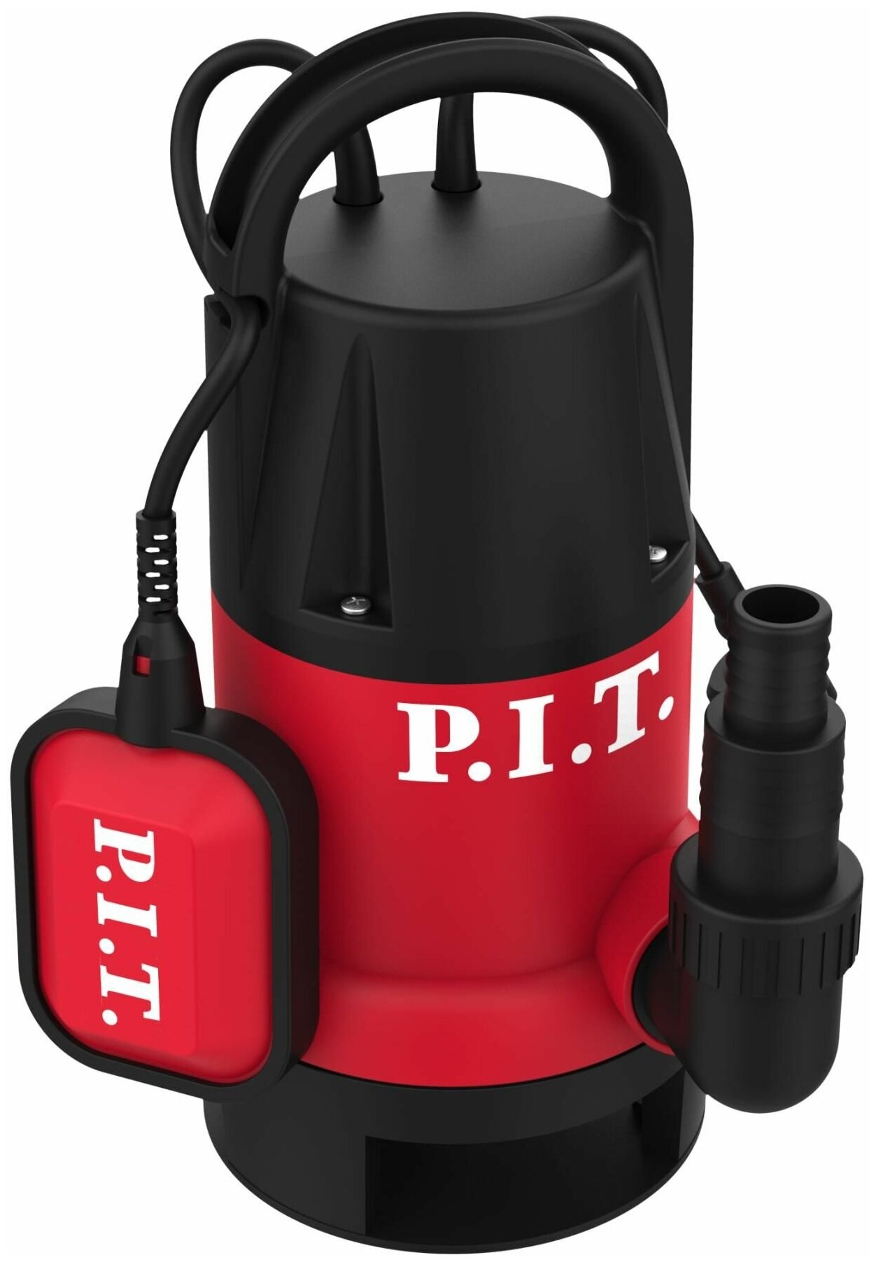 P.I.T. Насос дренажный PSW900-W (900Вт, гряз вода, напор 8м, произ 216л/мин, корпус удар пластик) P. I. T