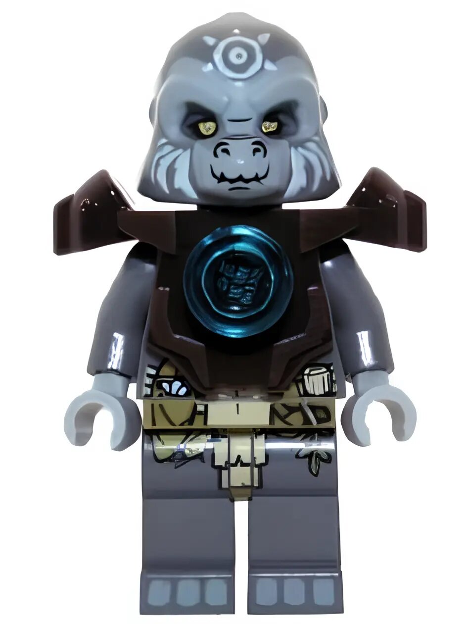 Минифигурка Lego Legends of Chima Grumlo - Dark Brown Heavy Armor loc028 U