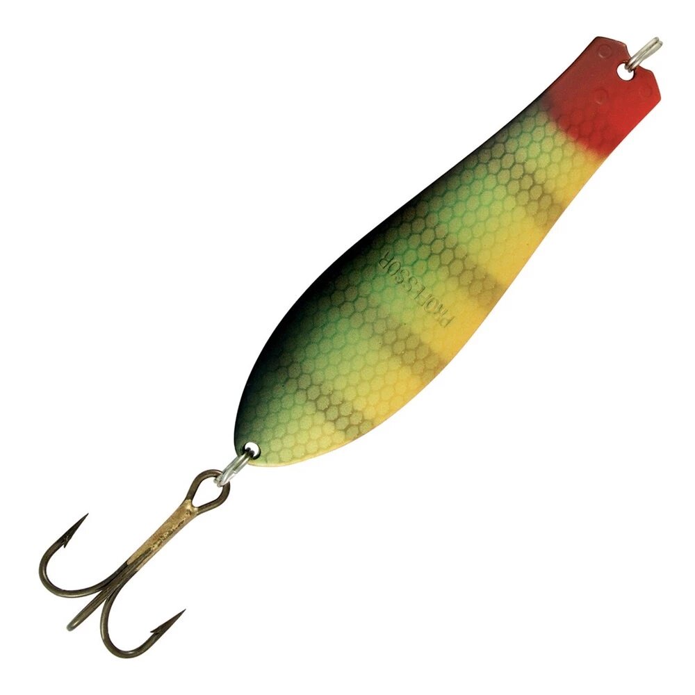 Kuusamo Колеблющаяся блесна Kuusamo Professor 3 75/12 незацеп. BL/GR/FYe/FR-S