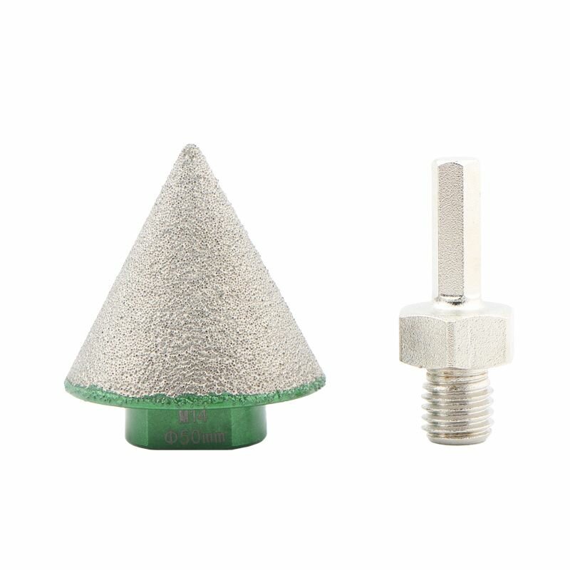 Фреза алмазная конусная по плитке 2-50 мм 2 шт