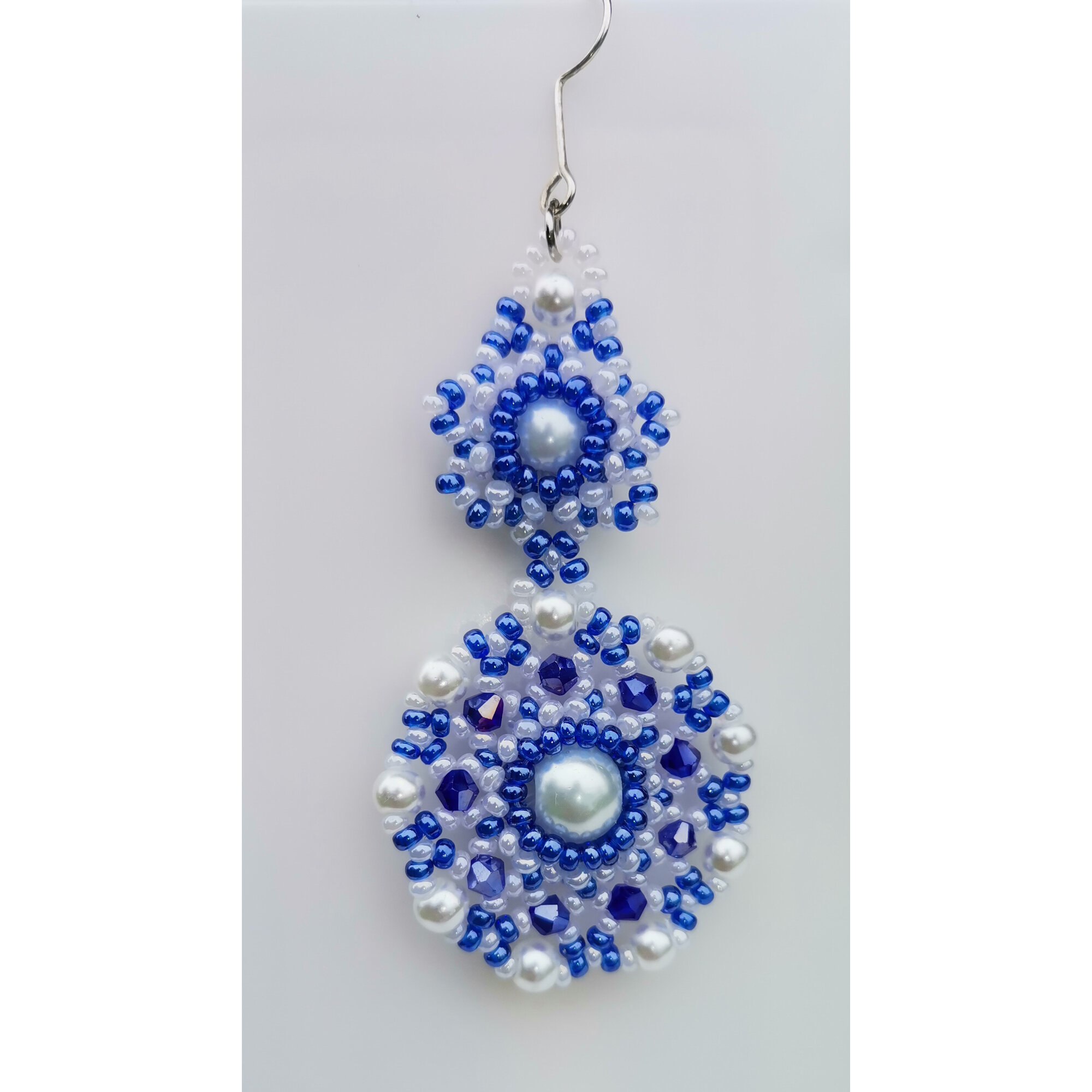 Серьги с подвесками, жемчуг имитация