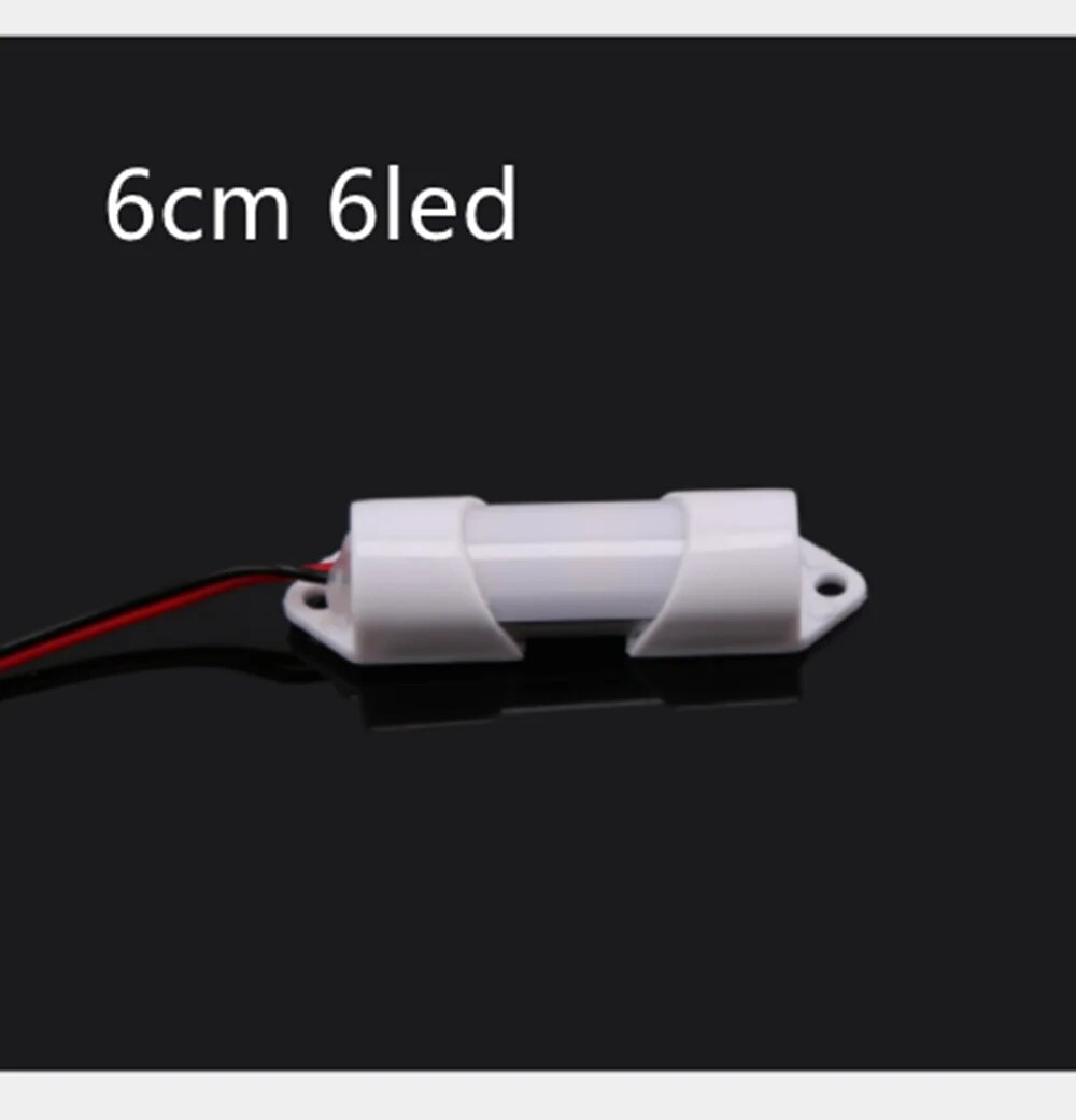 Светодиодная лампа 6cm 6led, белый свет