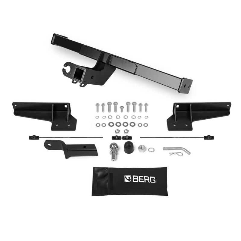 Автомобильный буксирный фаркоп для тюнинга легковых машин HAVAL F7 и F7X с 2019 г. с быстросъемным шаром под квадрат, полным набором крепежа для монтажа и подробной инструкцией для авто