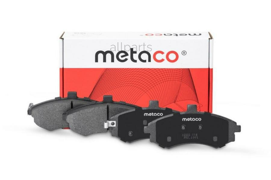 METACO 3000-116 Колодки тормозные передние к-кт