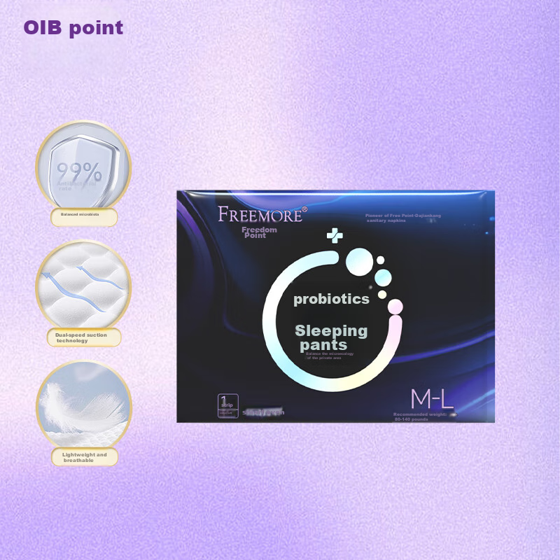 Ziyoudian Probiotic Sleep Pants, Sanitary Napkins, Comfort Pants, Trial Pack, M-L Size, 1 Piece