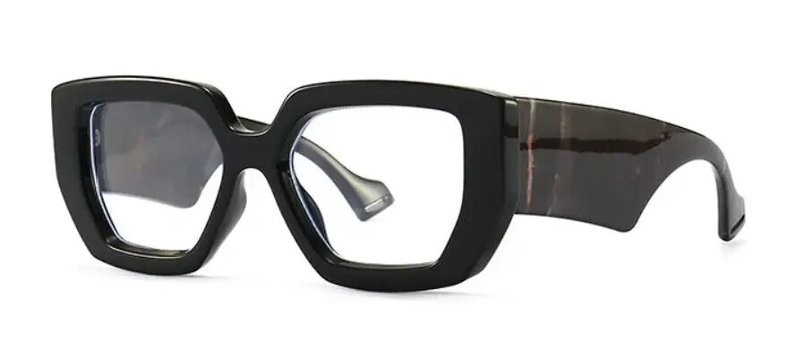 Очки для чтения черные C2 striped black +200