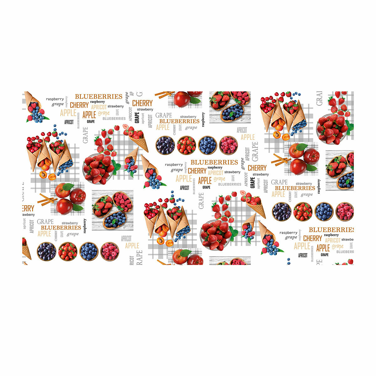 Клеенка столовая на нетканой основе Колорит Мажор 598/0, 1,35 x 20 м
