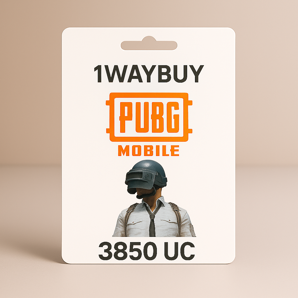 Подарочная карта PUBG Mobile 3850 UC, ВСЕ страны, Гифт код и пополнение счета онлайн Unknown Cash