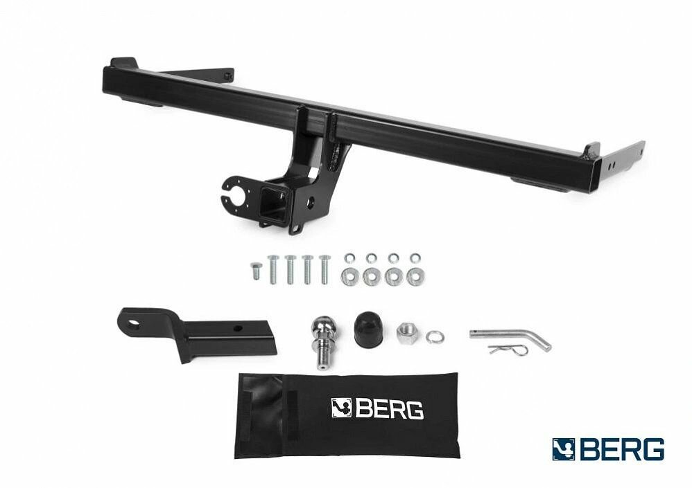 Фаркоп для Skoda Karoq (с 2020-Н. В)/ Kodiaq (с 2017-Н. В)/ Volkswagen Tiguan II (с 2016-Н. В) шар Е. 2000/75 кг.