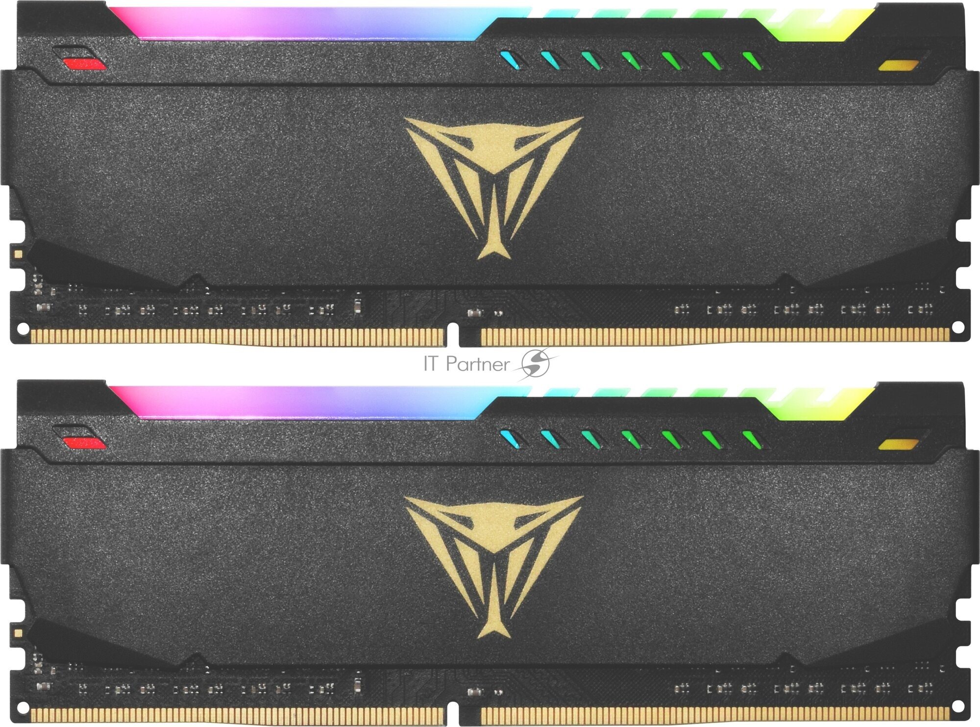 Оперативная память Patriot Viper Steel RGB DDR4 - 2x 32GB, 3200 МГц, DIMM, CL18 (pvsr464g320c8k)