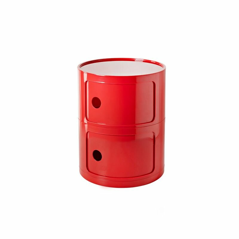 Контейнер тумба Kartell Componibili белый 2 отсека