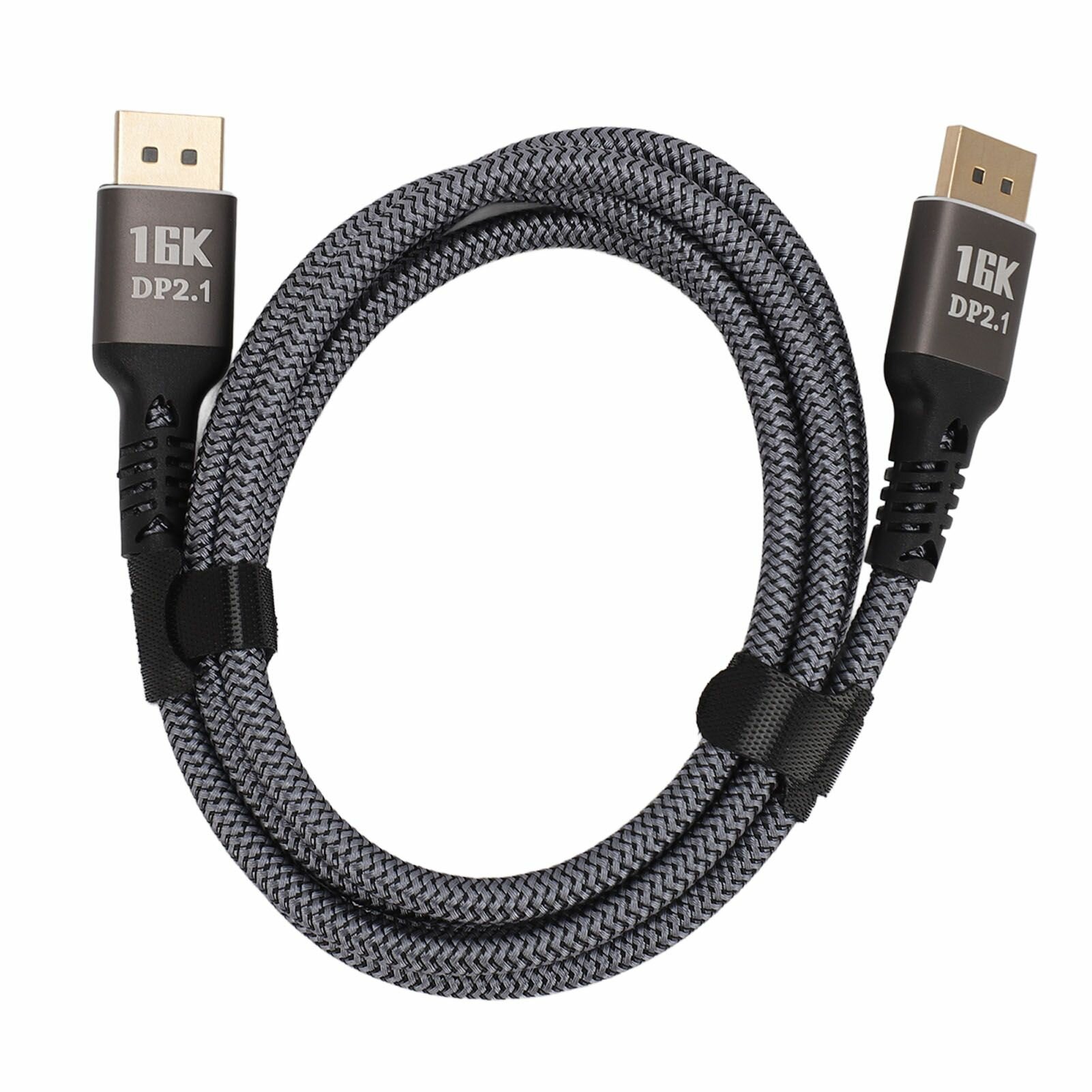 Кабель DisplayPort 2.1, 16K 30Hz, 1.5м, для игрового дисплея