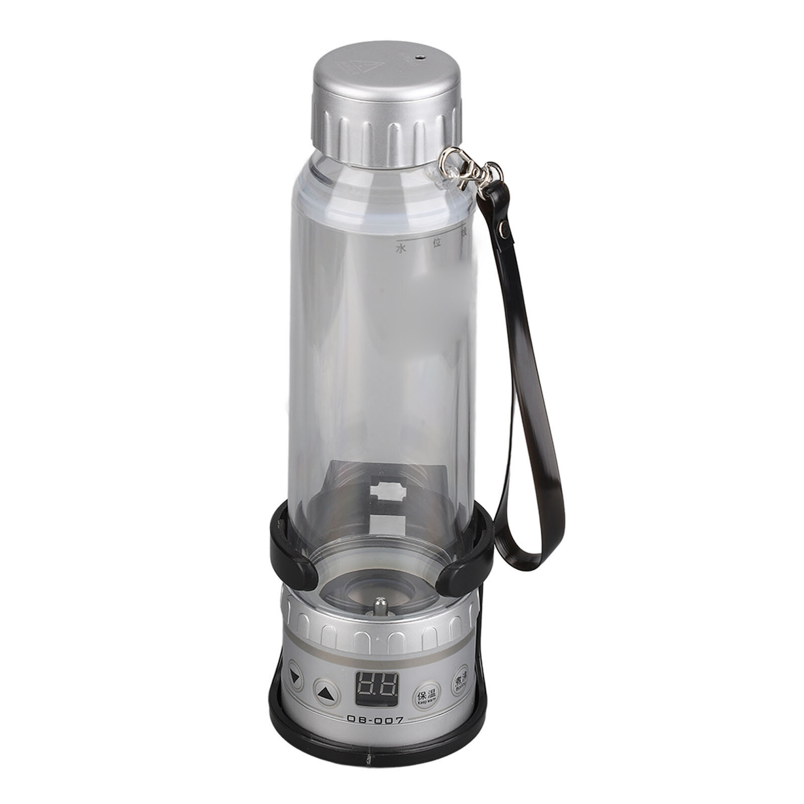 Автомобильный электрический чайник 12 В 24 В прозрачный автомобильный чайник 280 мл большой емкости портативный многофункциональный водонагреватель серебристого цвета