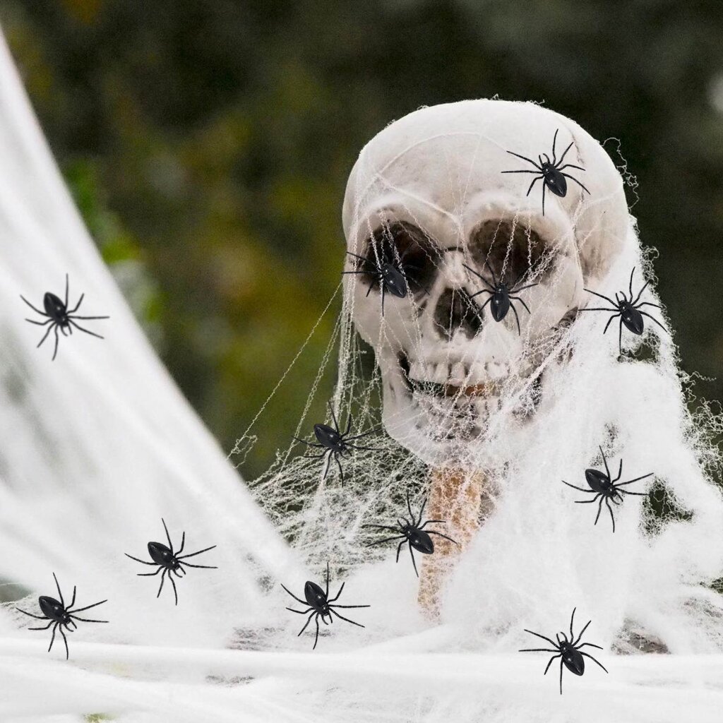10 пластиковых пауков для Хэллоуина — фото 1