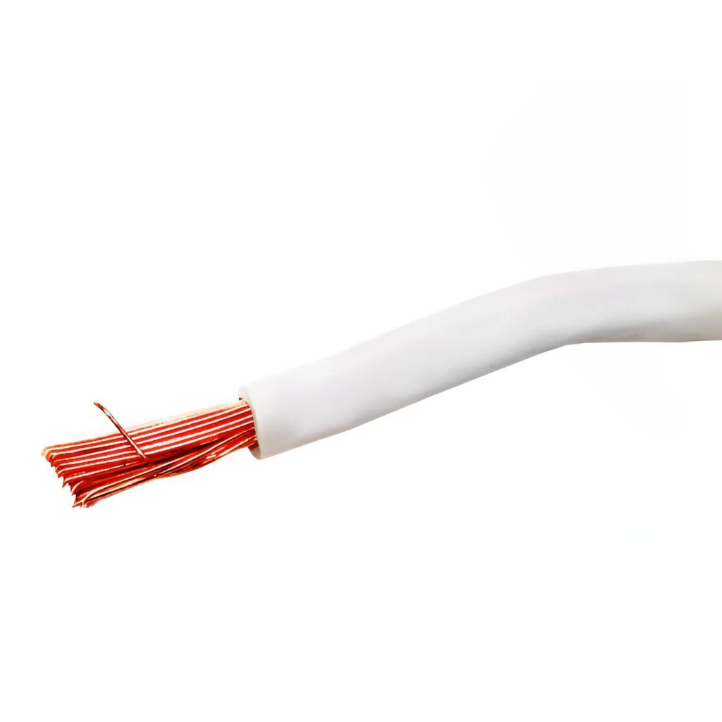 Провод силовой ПВ 3 Москабель 1х25 кв. мм, установочный, белый, длина 1 метр