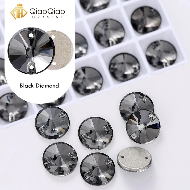 Стразы черные Black Diamond, серые