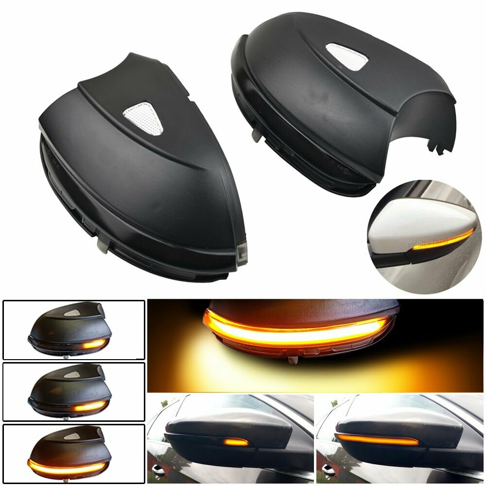 Светодиодные автомобильные динамические поворотники для Volkswagen Passat CC B7 Beetle Scirocco Jetta MK6 Euro